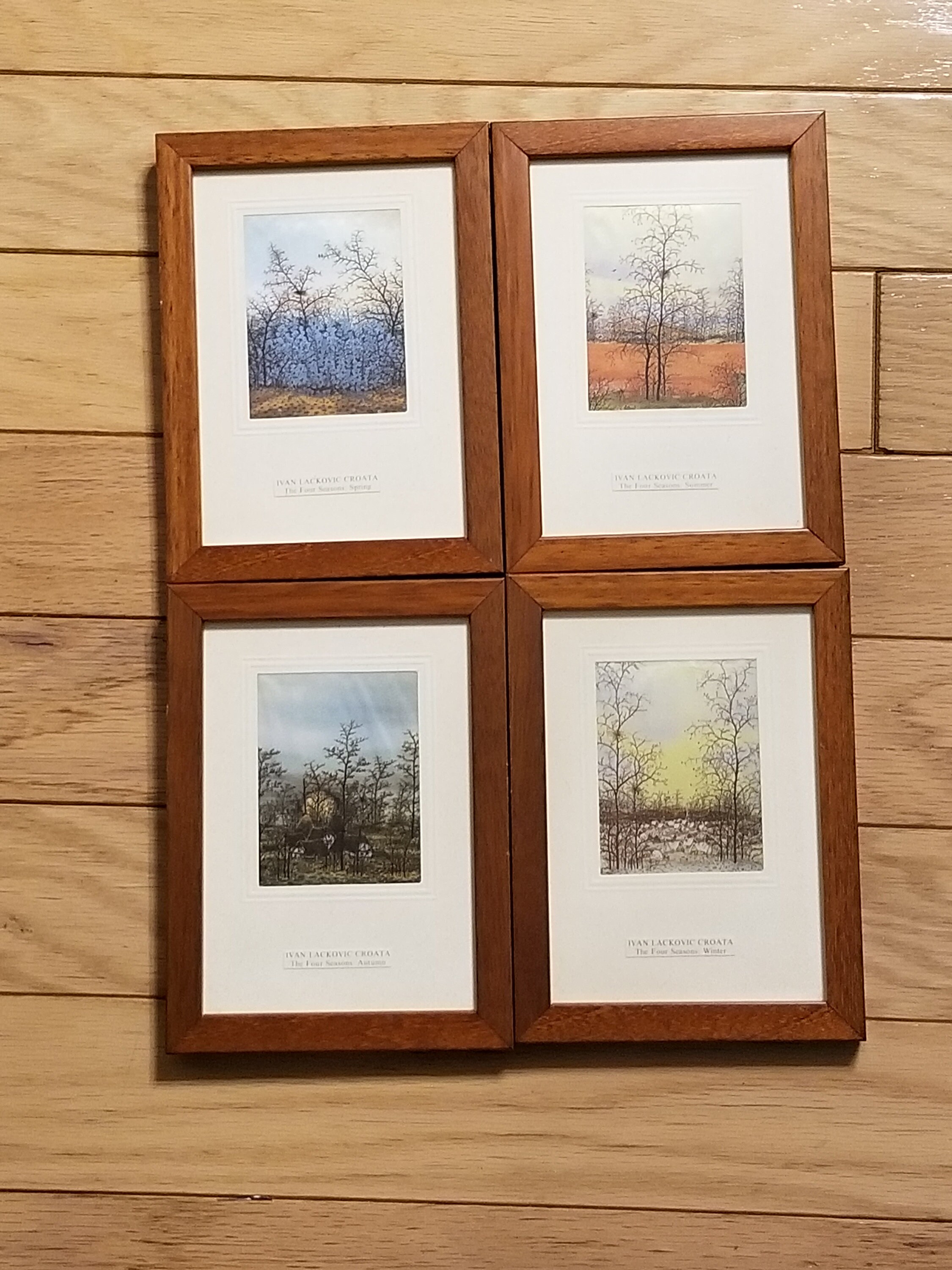 Ivan Lackovic Croata The Four Seasons Prints | Etsy