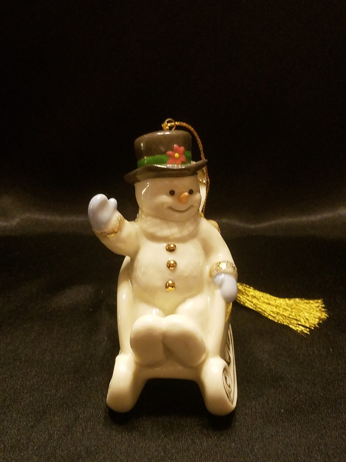 Lenox Annual Snowman Ornament 1999 - Etsy