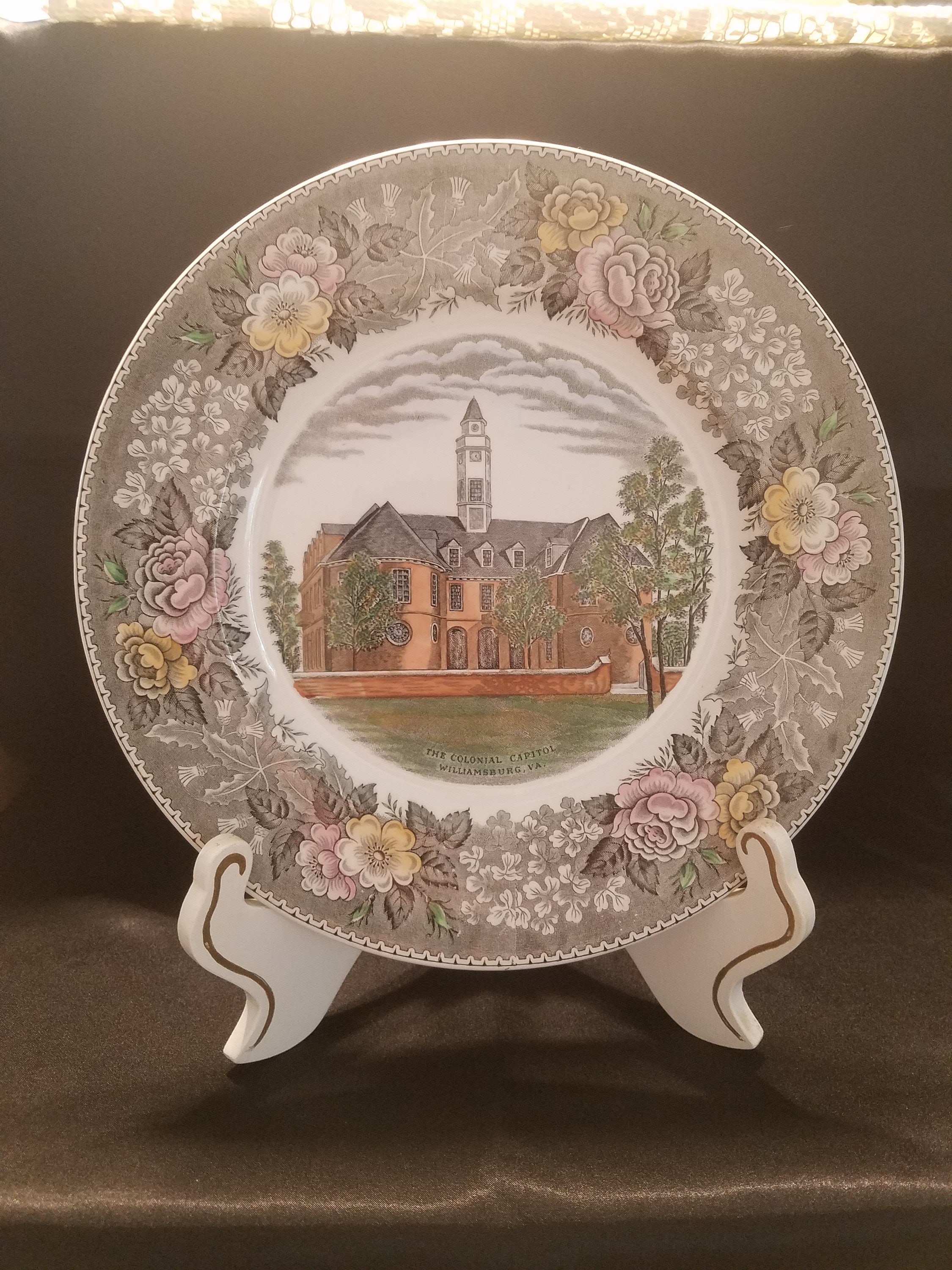 Old English Staffordshire Ware the Colonial Capitol - Etsy