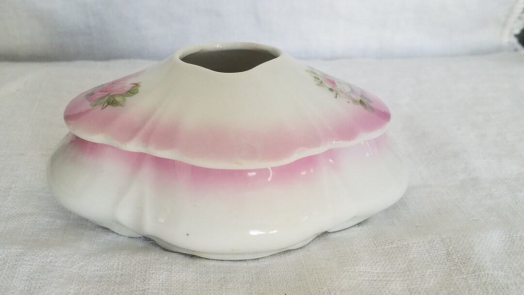 Vintage Porcelain Hair Receiver - Etsy
