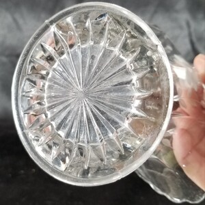Vintage Duncan Miller Large Cut Glass Basket - Etsy