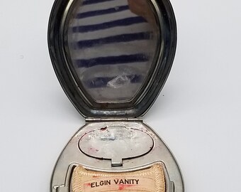 Black Enamel Compact - Etsy