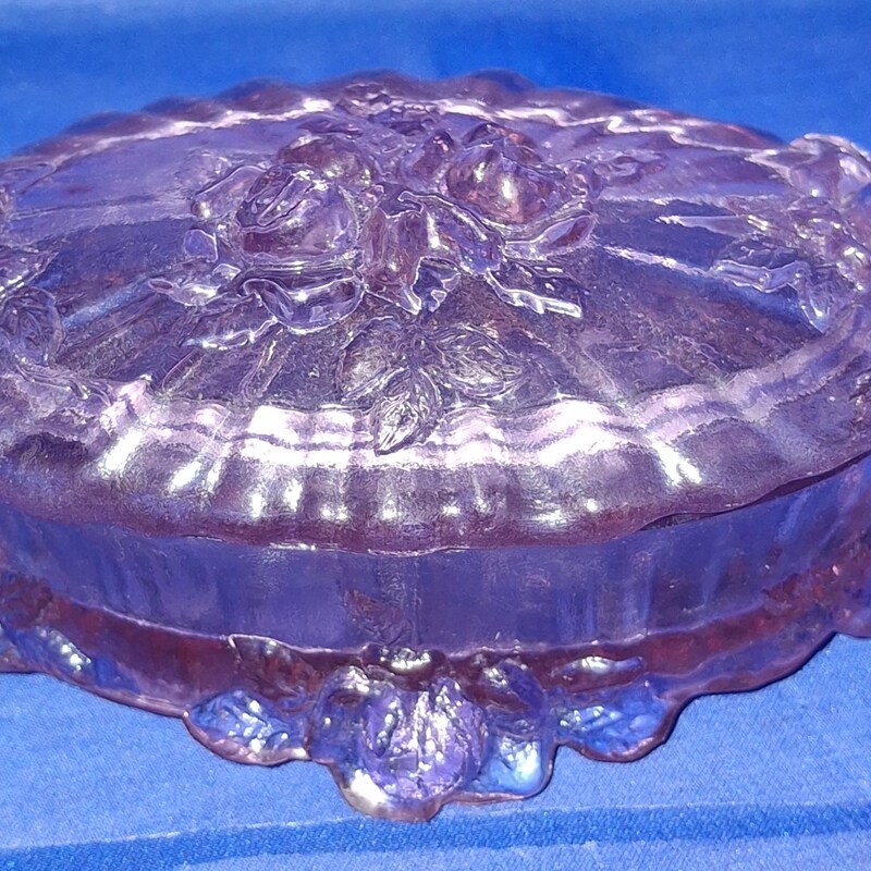 Fenton Glass Box With Lid - Etsy