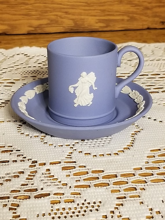 Wedgwood Jasperware Dancing Hour Cup & Saucer | Etsy