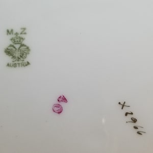 Antique Moritz Zdekauer Austria Hand-painted Azalea Plate - Etsy