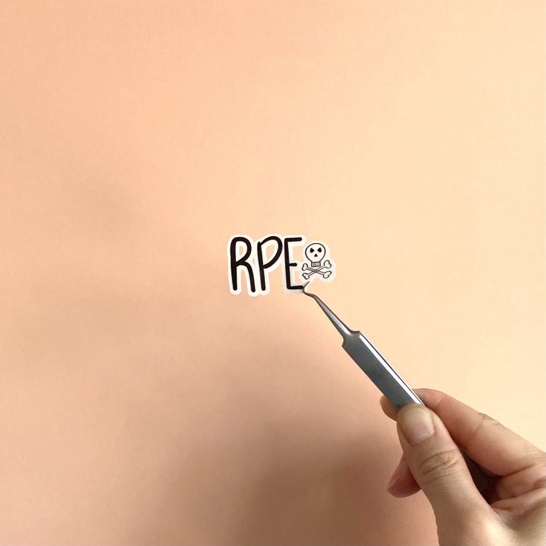 RPE Death, Weightlifting, Powerlifting Sticker| Vinyl Matte Glossy ...