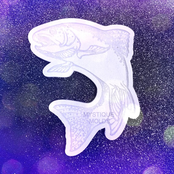 Acrylic Blank Fish Trout for Making Silicone Molds Fish | Etsy