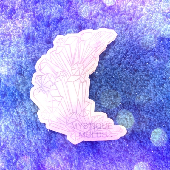 Acrylic Blank Crystal Moon for Making Silicone Molds | Etsy