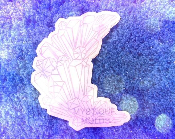 Acrylic Blank Crystal Moon for Making Silicone Molds - Etsy