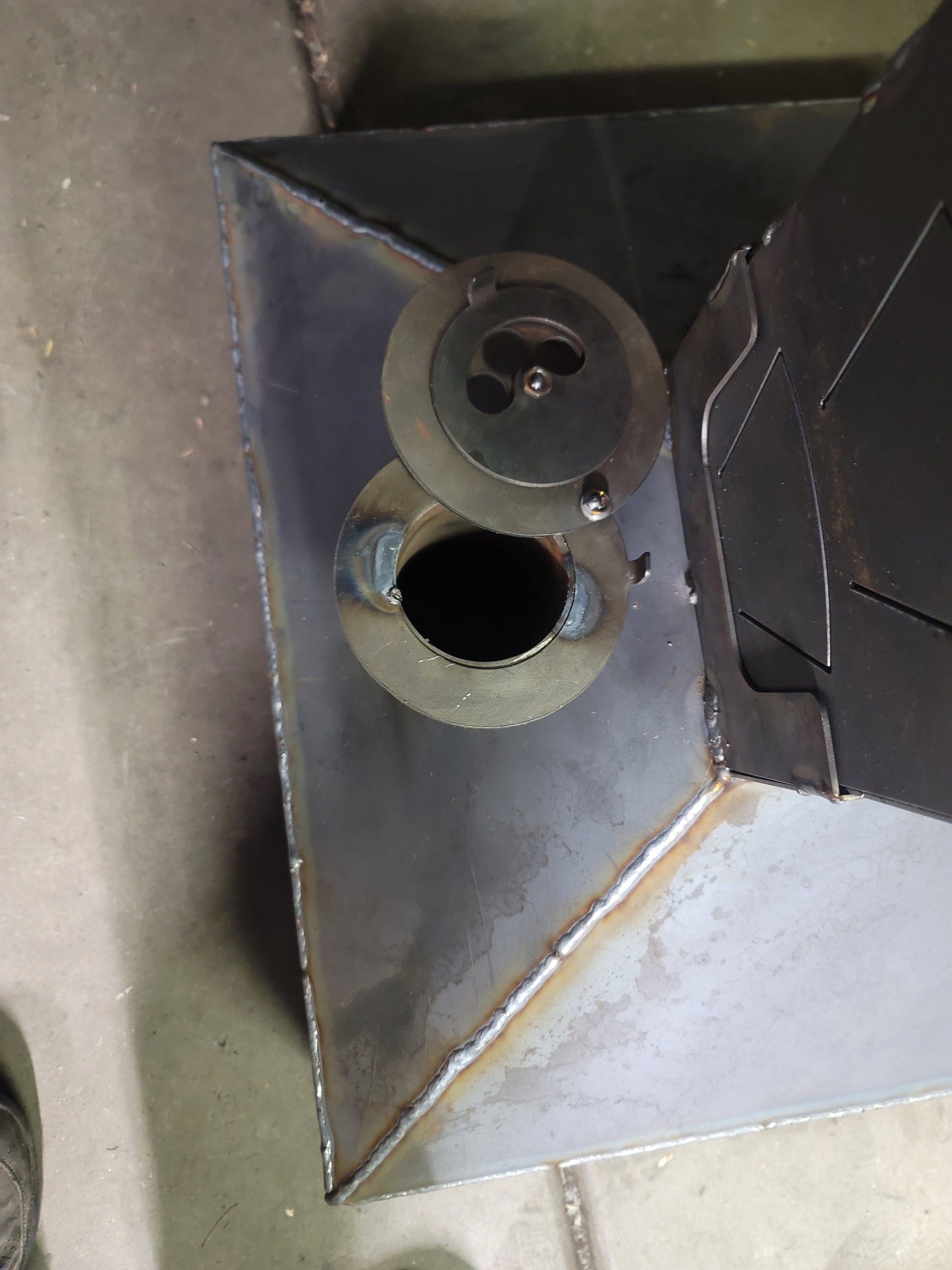 Smudge Pot DXF File Waste Oil Burner, Orchard Heater, 2-pieces, Instant ...