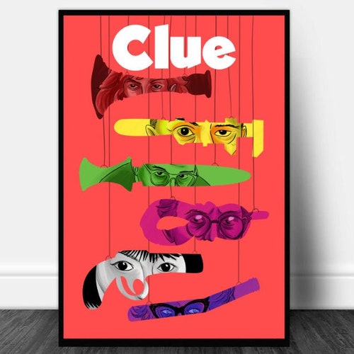Clue Movie Poster minimalist Fan Art - Etsy