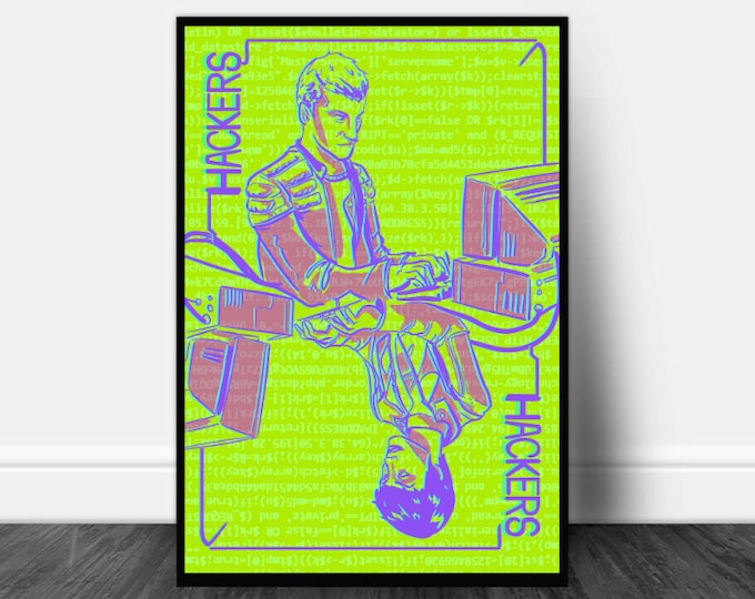 Hackers Movie Poster (minimalist Fan Art) - Etsy