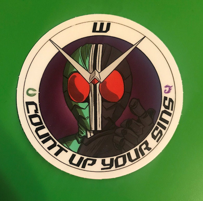 Kamen Rider W Sticker - Etsy