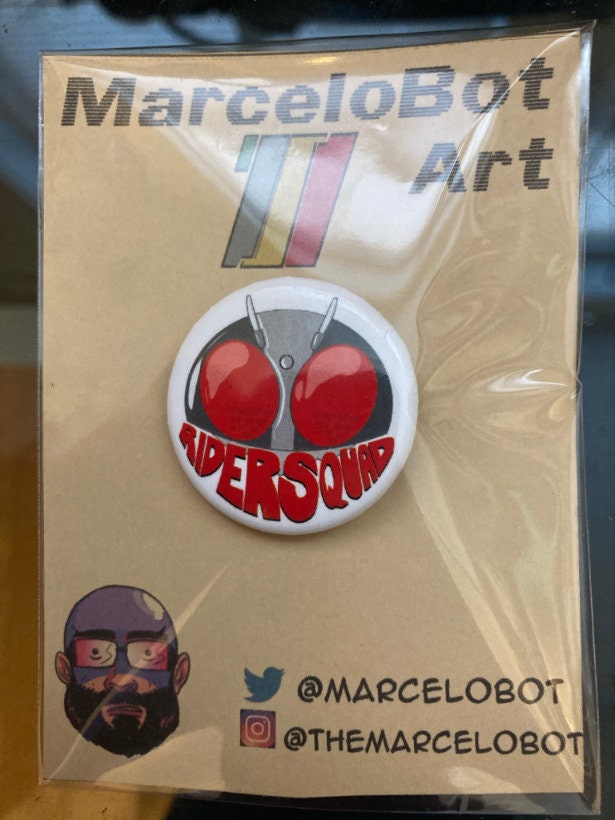 Kamen Rider Squad Button - Etsy