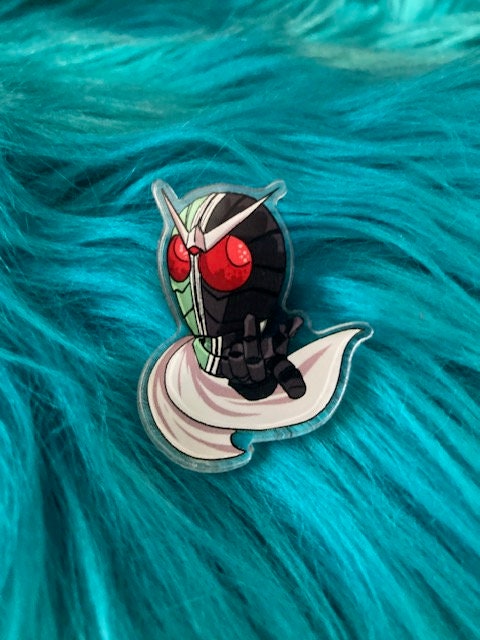 Kamen Rider W Acrylic Pin - Etsy