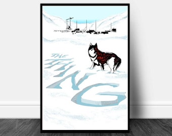 The Thing Art Print Alternative Movie Poster Horror Cult Film ...