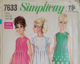 1968 Sewing Pattern | Etsy