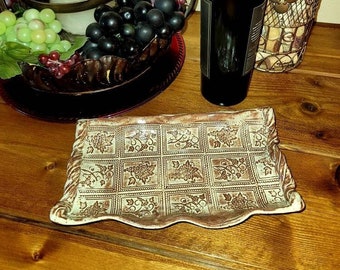 Pottery Cheese Plate - Etsy
