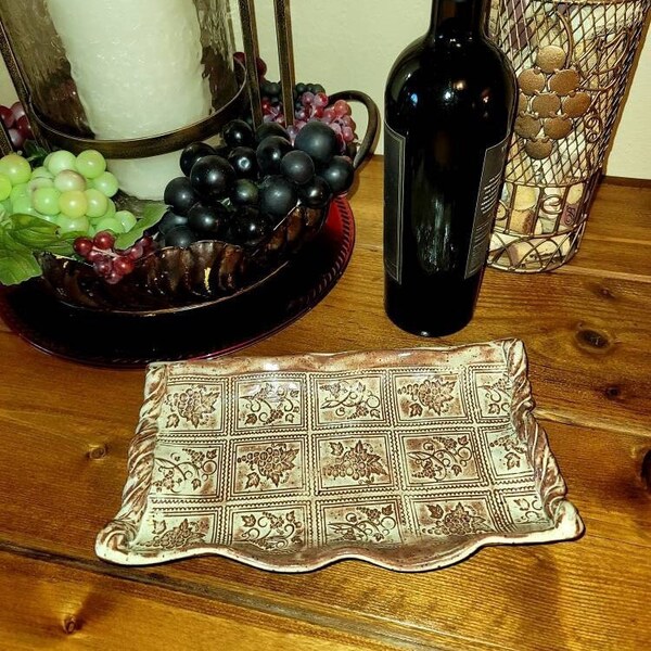 Ceramic Cheese Tray - Etsy