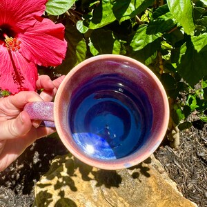 Large Pink and Purple Mug, Sunset Ceramic Mug, Artisan Coffee Mug - Etsy