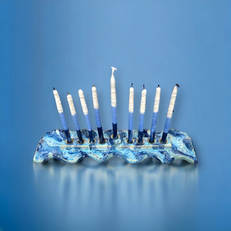 Ceramic Menorah - Etsy