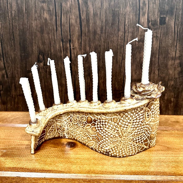 Ceramic Menorah - Etsy