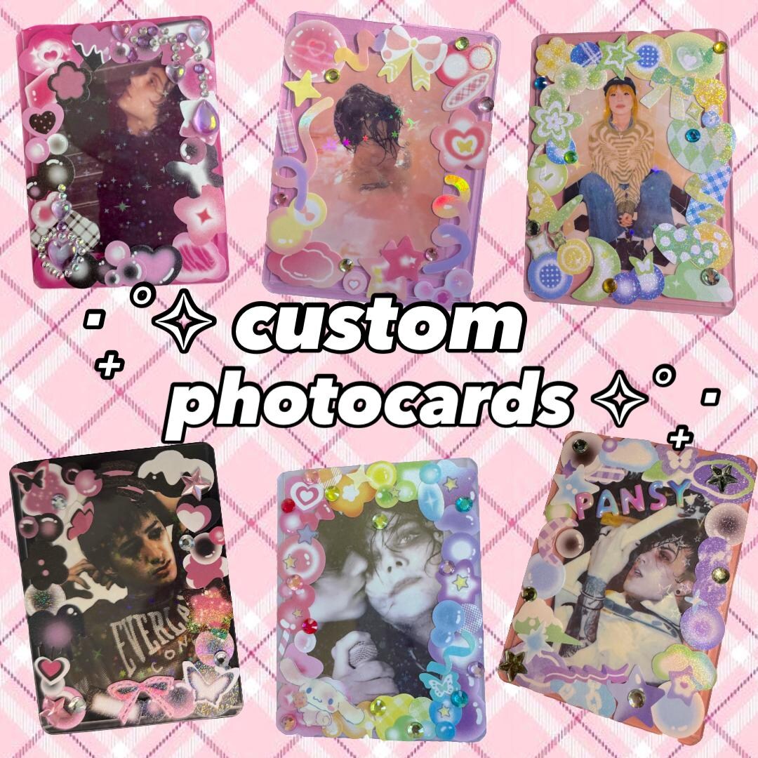 Custom Celebrity/artist Photocards !!! - Etsy