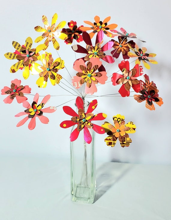 Surf Shack Boucan 18 Stem Aluminum Can Bouquet - Etsy