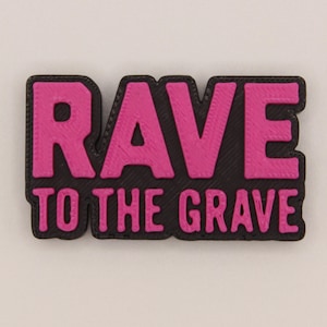 Rave to the Grave Kandi Bead – Custom 3d-printed Rave Accessory - Etsy