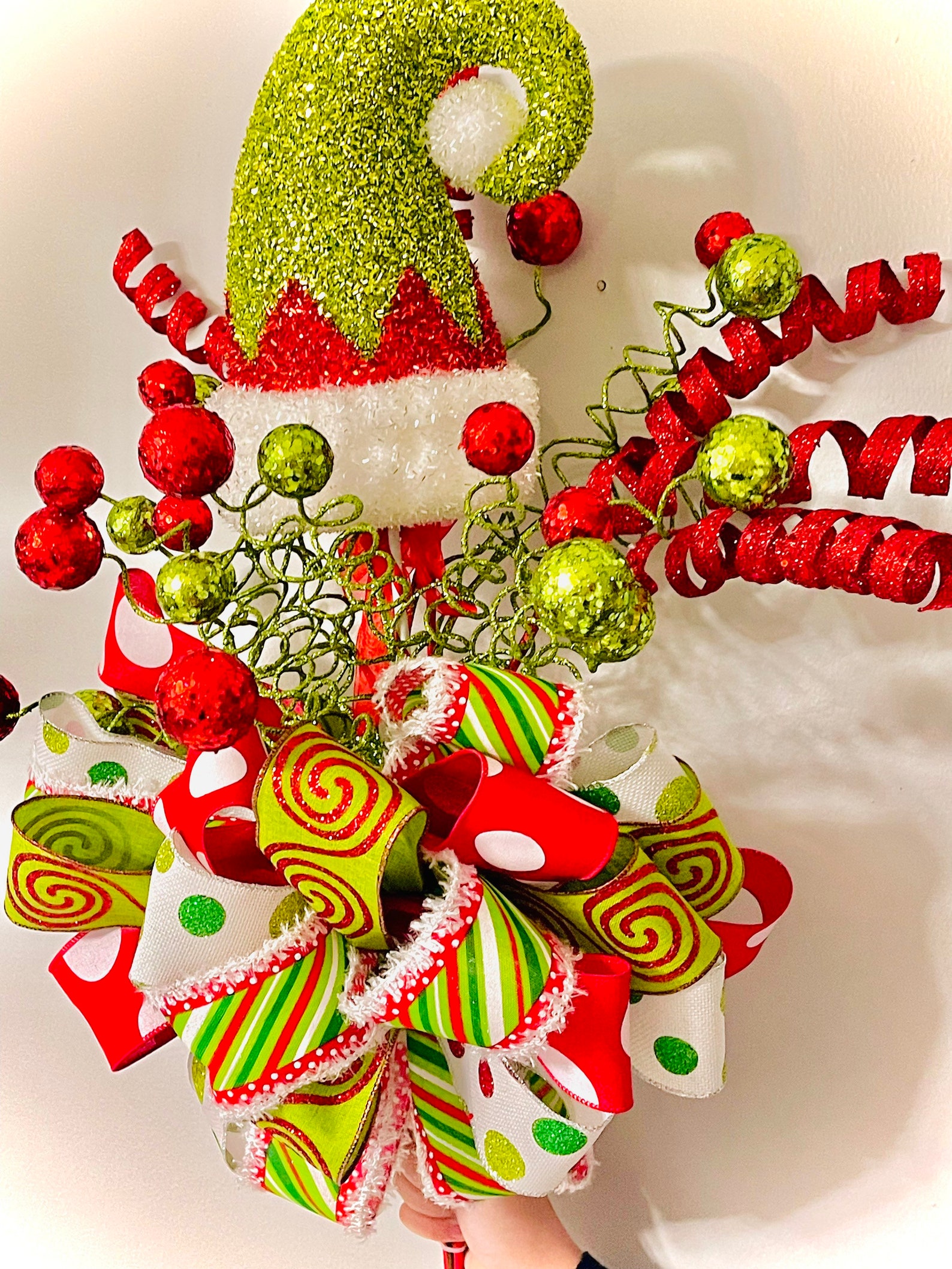 Elf Tree Topper Christmas Tree Topper Whimsical Tree Topper - Etsy