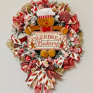 Gingerbread Wreath - Etsy