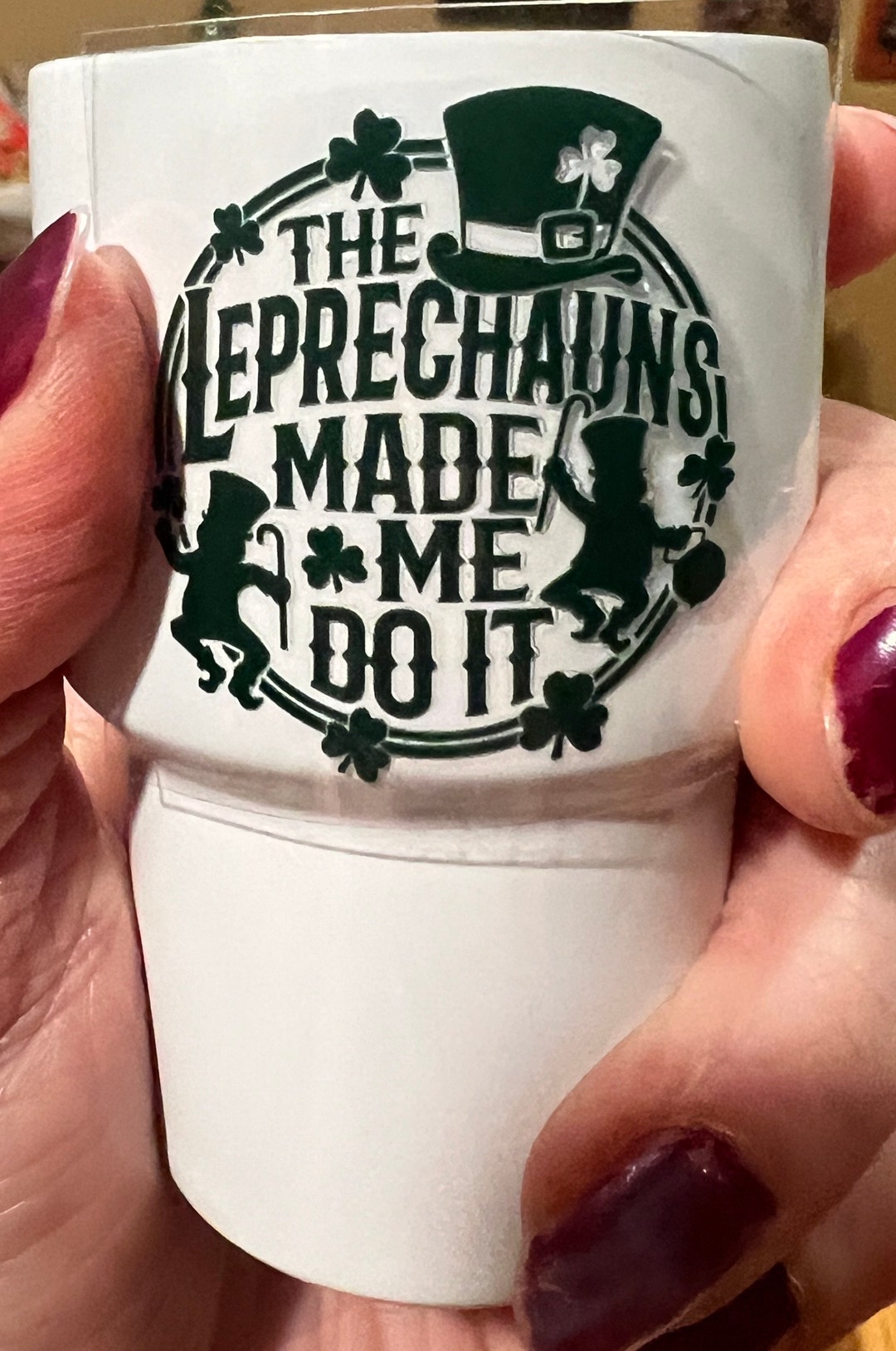 Mini the Leprechauns Made Me Do It 1.5 Tall UV DTF Decal - Etsy