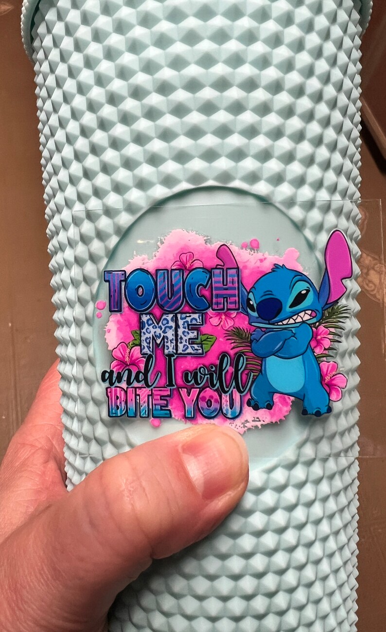 Mini Touch Me and I Will Bite You 2.2 X 1.75 UV DTF Decal - Etsy