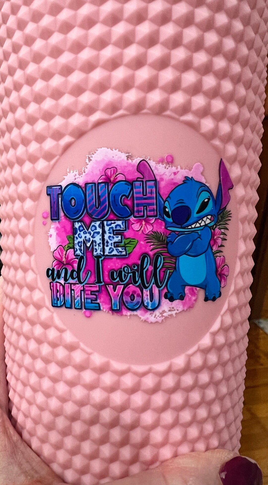Mini Touch Me and I Will Bite You 2.2 X 1.75 UV DTF Decal - Etsy