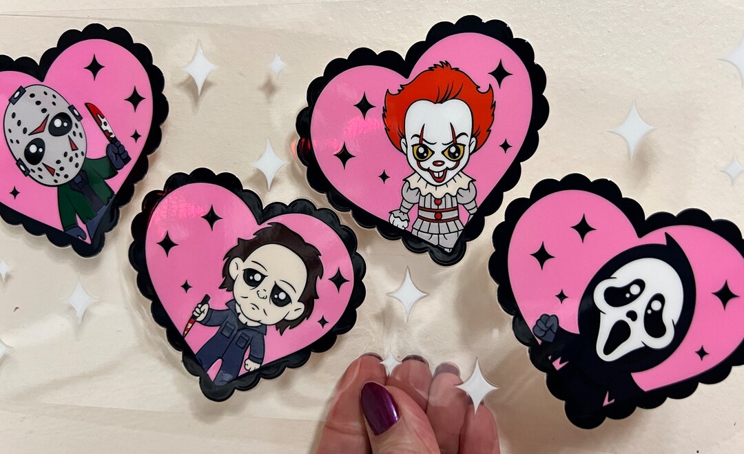 Horror Candy Hearts UV DTF Wrap - Etsy