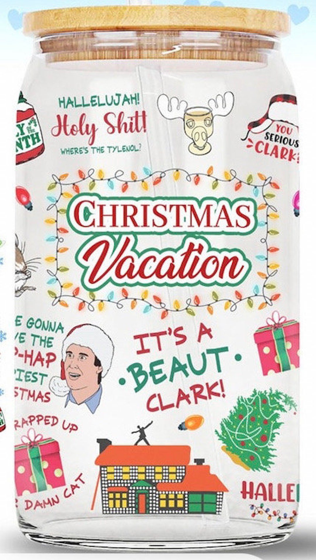 Christmas Antics UV DTF Print - Etsy