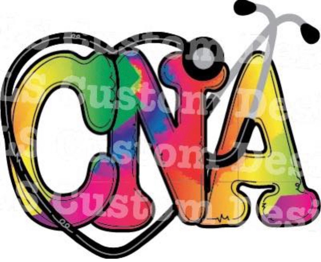 CNA 4 Permanent Vinyl Cup Decal - Etsy