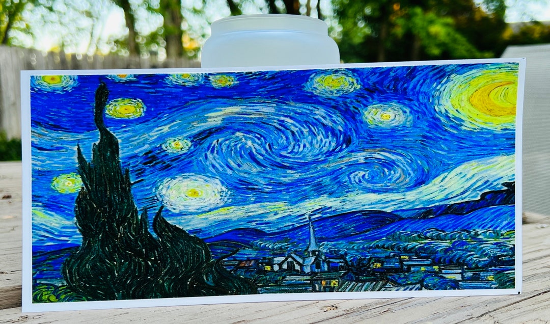 Scary Starry Night Sky UV DTF Print - Etsy