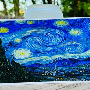 Scary Starry Night Sky UV DTF Print - Etsy