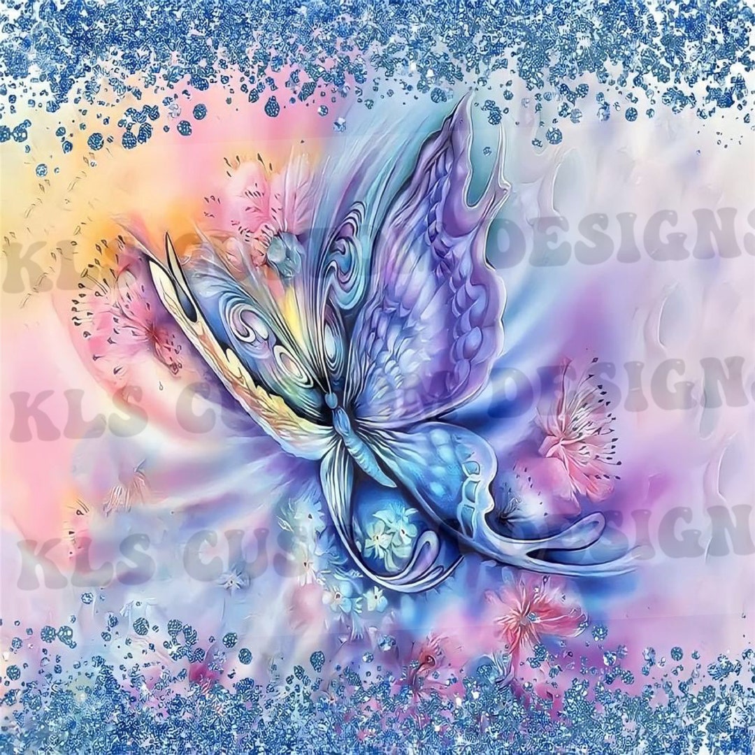 Butterfly Spinner PNG File - Etsy