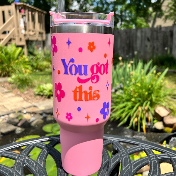 40 Oz Tumbler Wrap Uv Dtf Decal Etsy