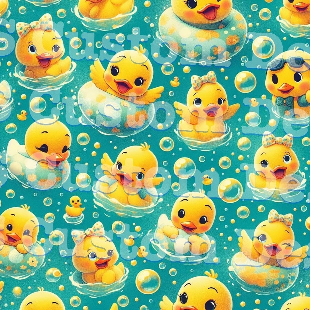 Bubble Bath Rubber Ducks 20 Ounce Skinny Tumbler Vinyl Wrap - Etsy