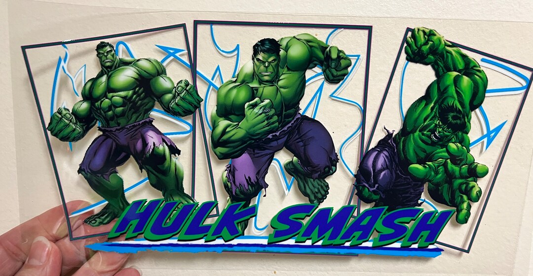 Angry Smash UV DTF Wrap - Etsy