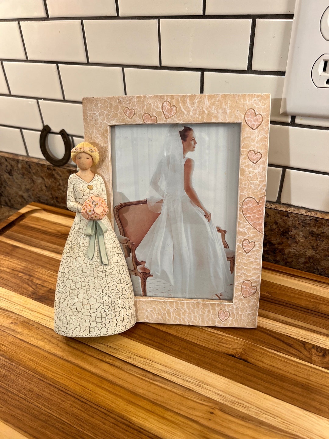 Vintage Bridal Portrait Photo Frame Bridal Wedding Gift Table Frame ...