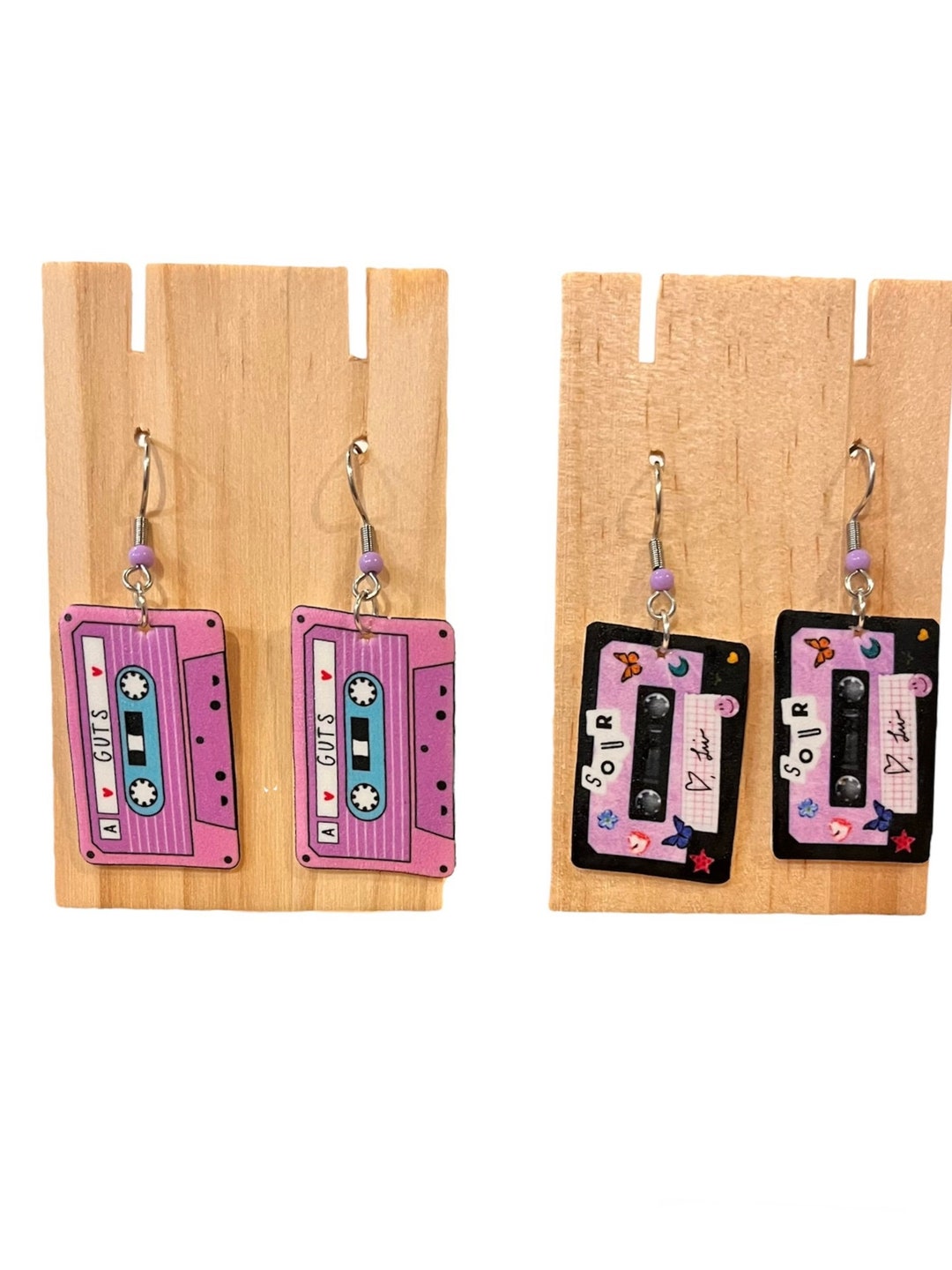 Olivia Rodrigo Sour Guts Cassette Tape Earrings - Etsy