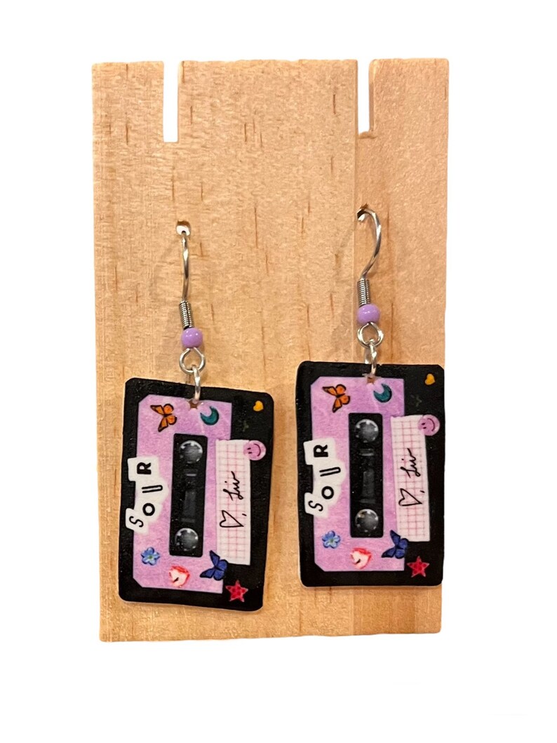 Olivia Rodrigo Sour Guts Cassette Tape Earrings - Etsy