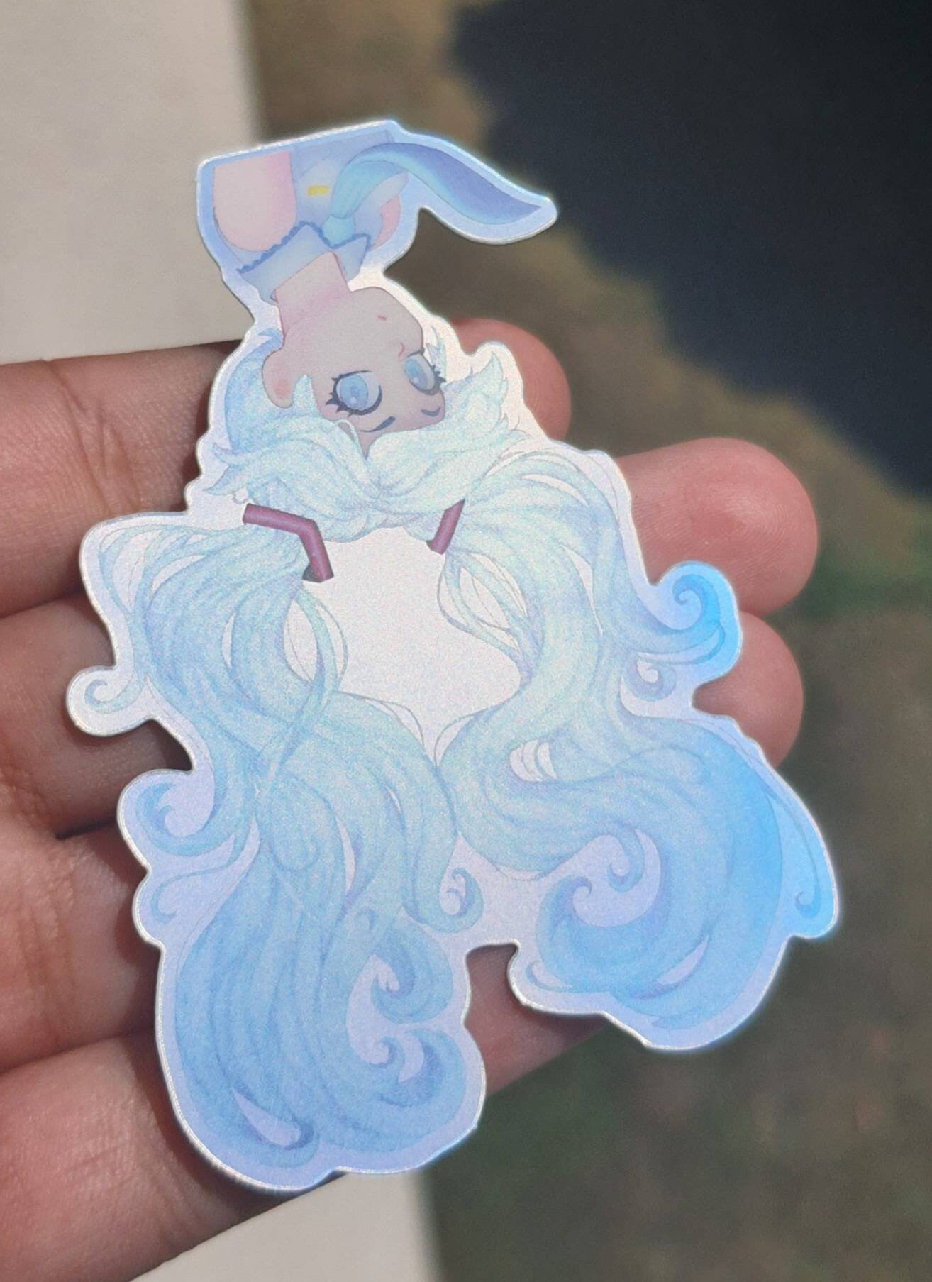 Hatsune Miku Matte Holographic Sticker - Etsy