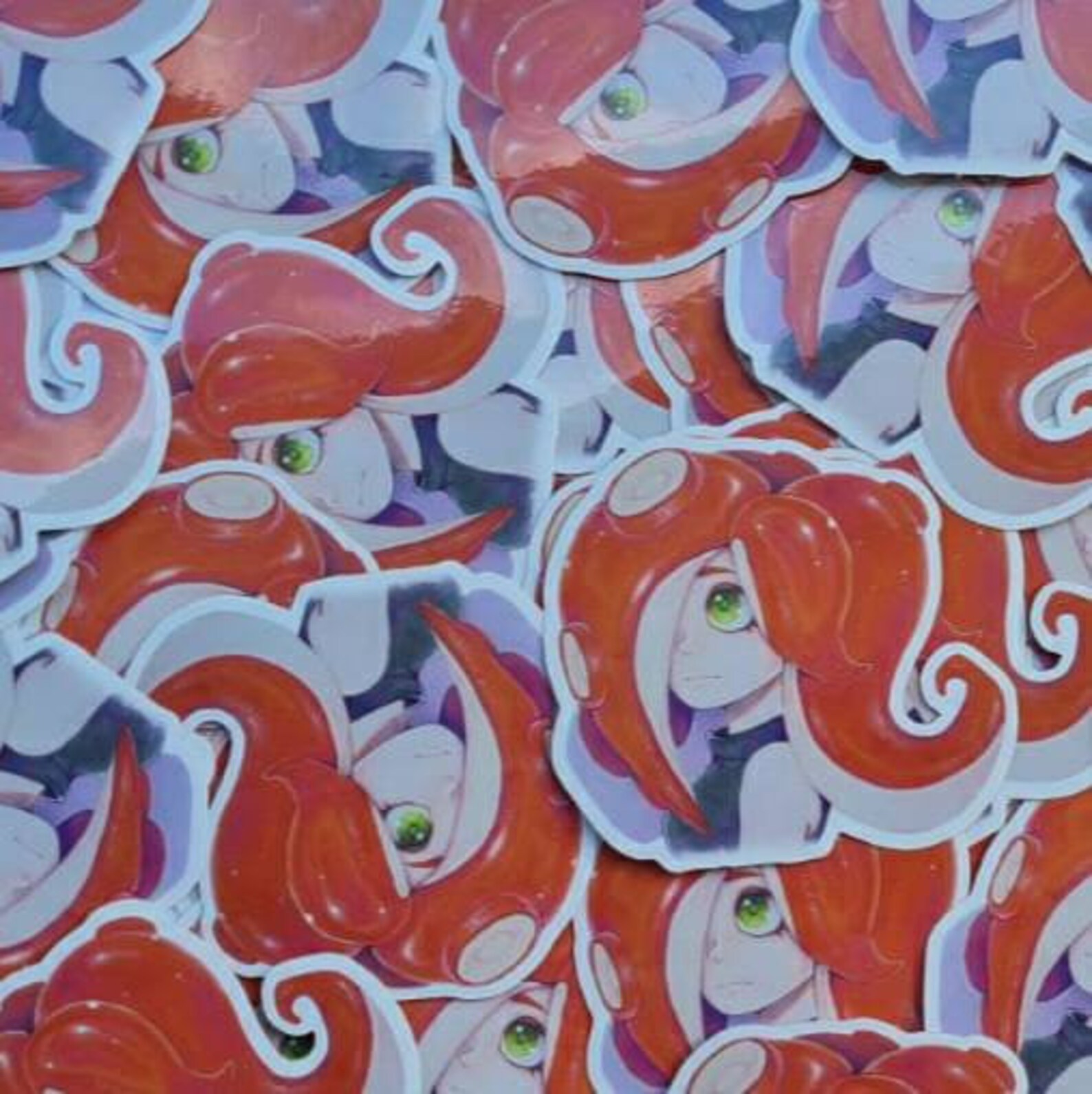 Octoling Transparent Vinyl Sticker - Etsy