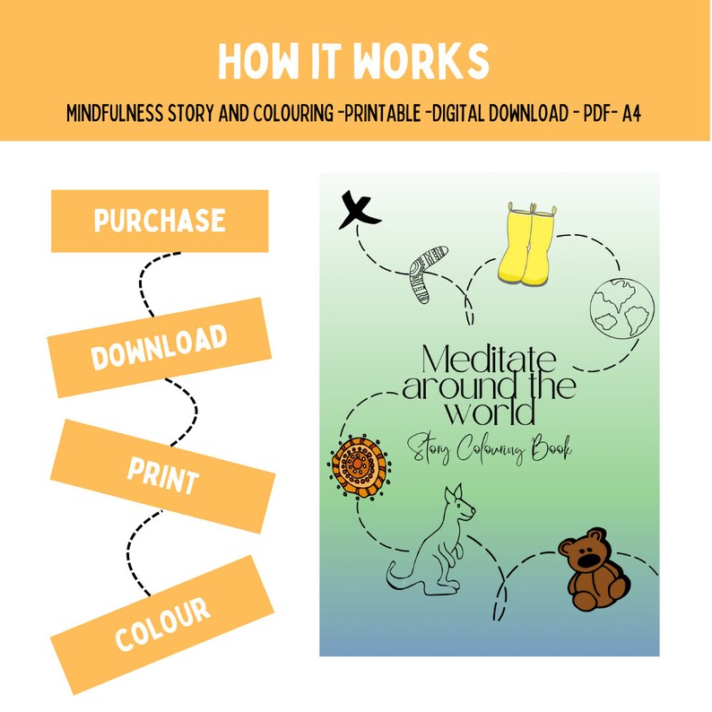 Printable Colouring Pages for Kids Mindfulness Colouring Story ...