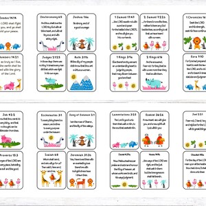 Children's Bible Verse Cards | Set of 66 Cards | 66 Bible Verse Cards ...